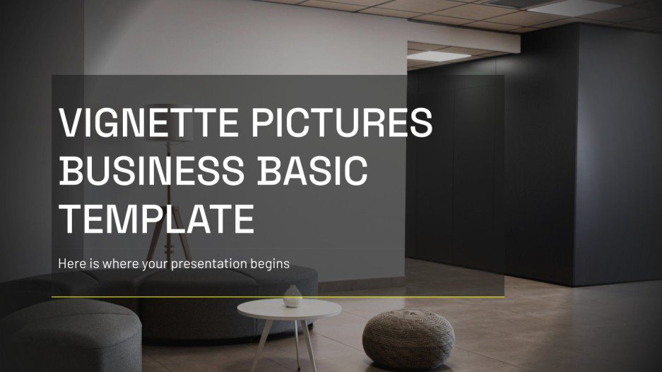 Vignette Pictures Business Basic Template | Google Slides