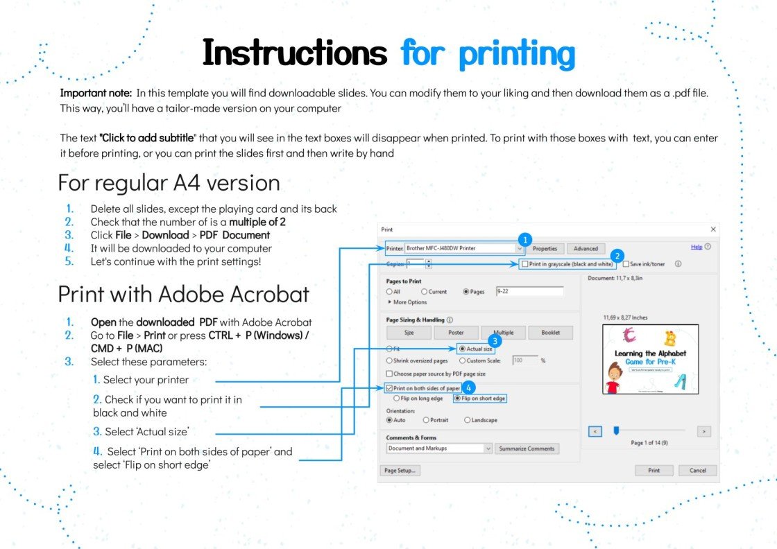 Learning the Alphabet Game for Pre-K | Google Slides