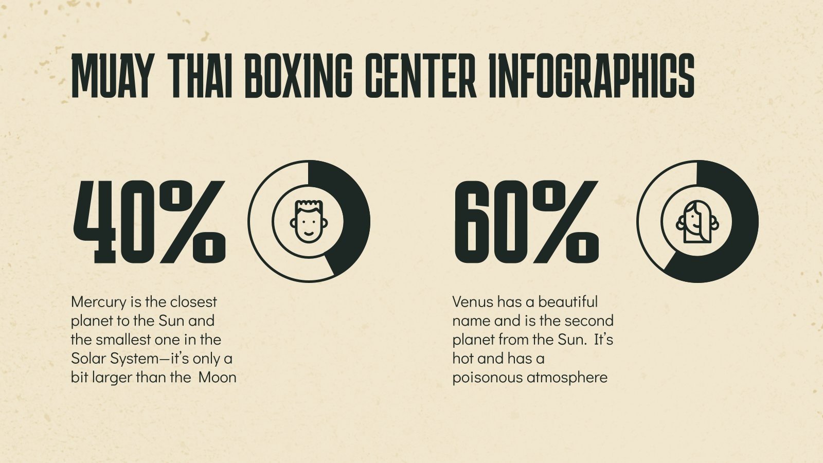 Muay Thai Boxing Center Infographics