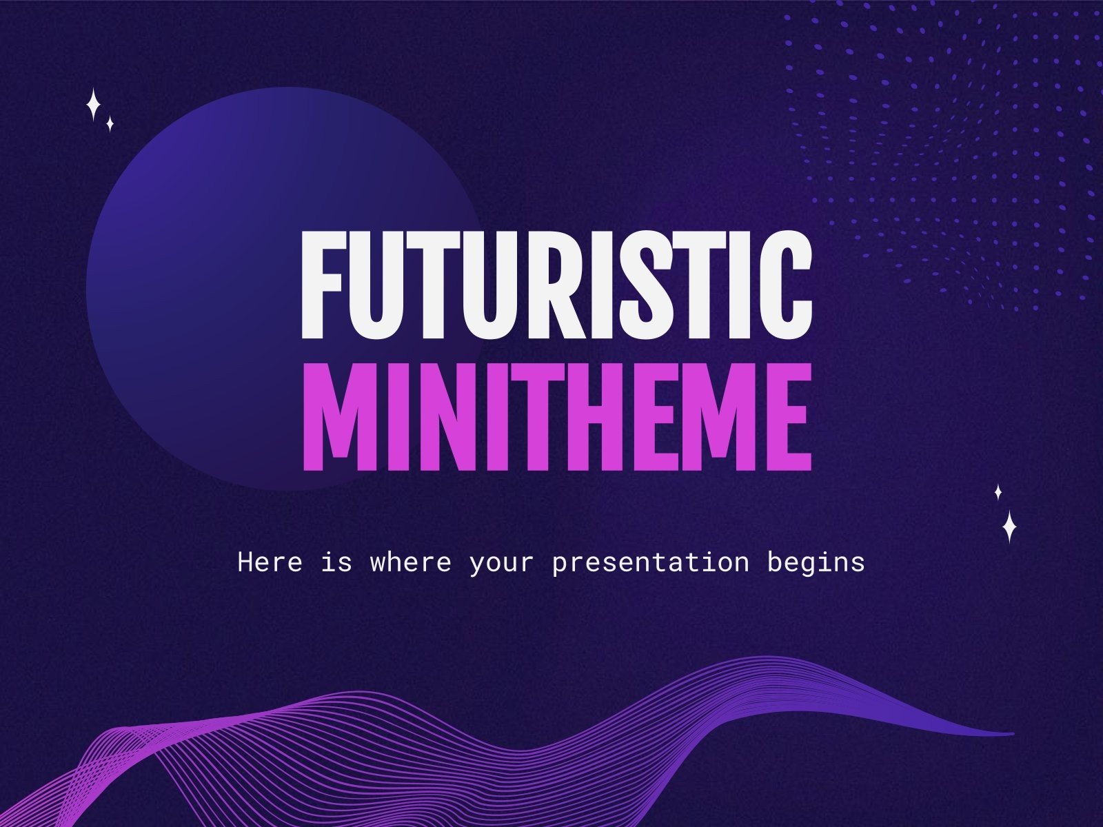 Futuristic Minitheme | Google Slides & PowerPoint