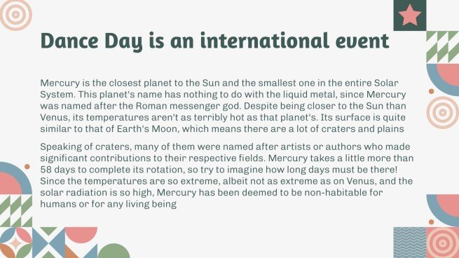 Let's Celebrate International Dance Day | Google Slides