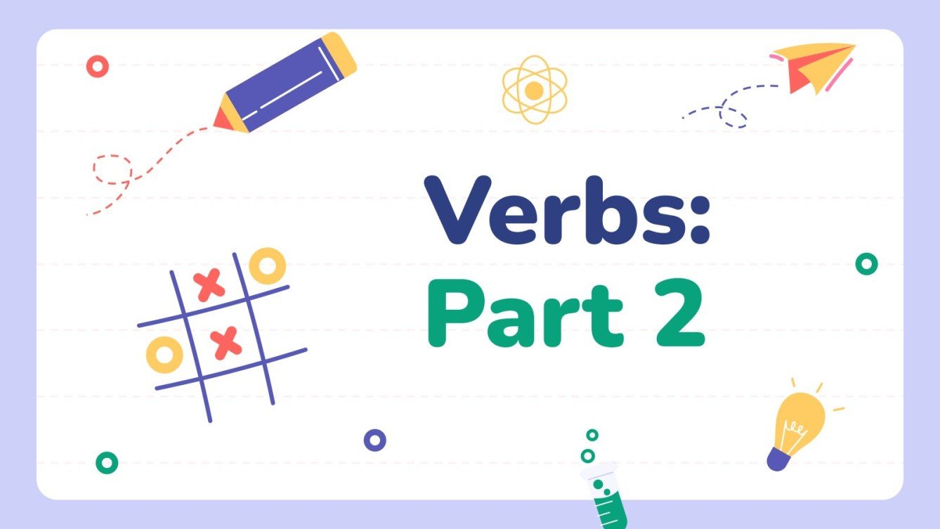 Verbs - Part 1 | Google Slides & PowerPoint