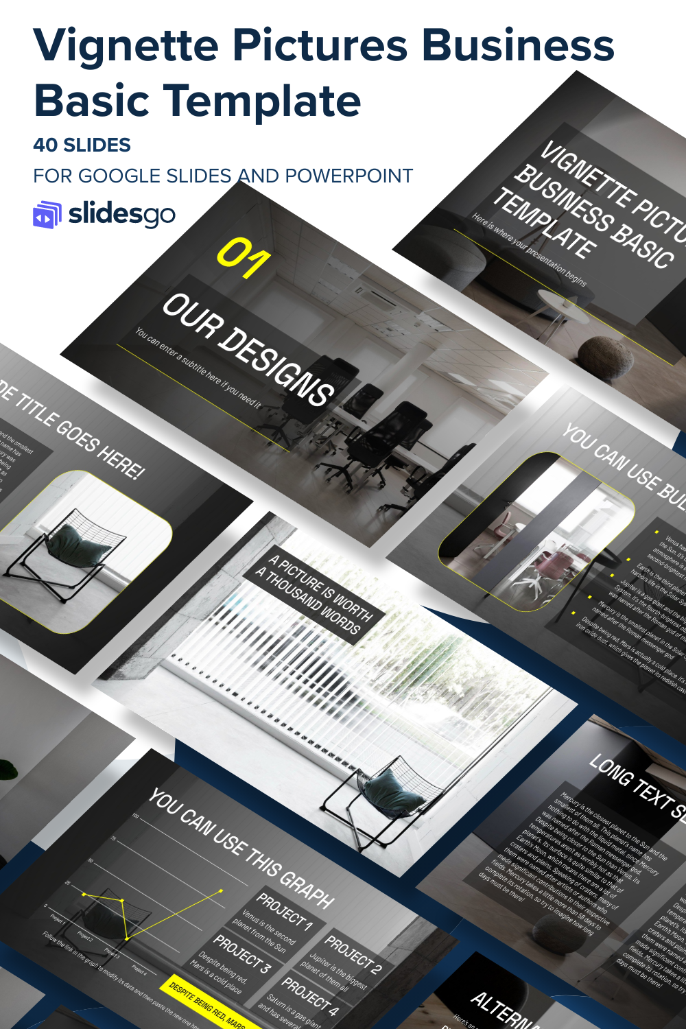 Vignette Pictures Business Basic Template | Google Slides