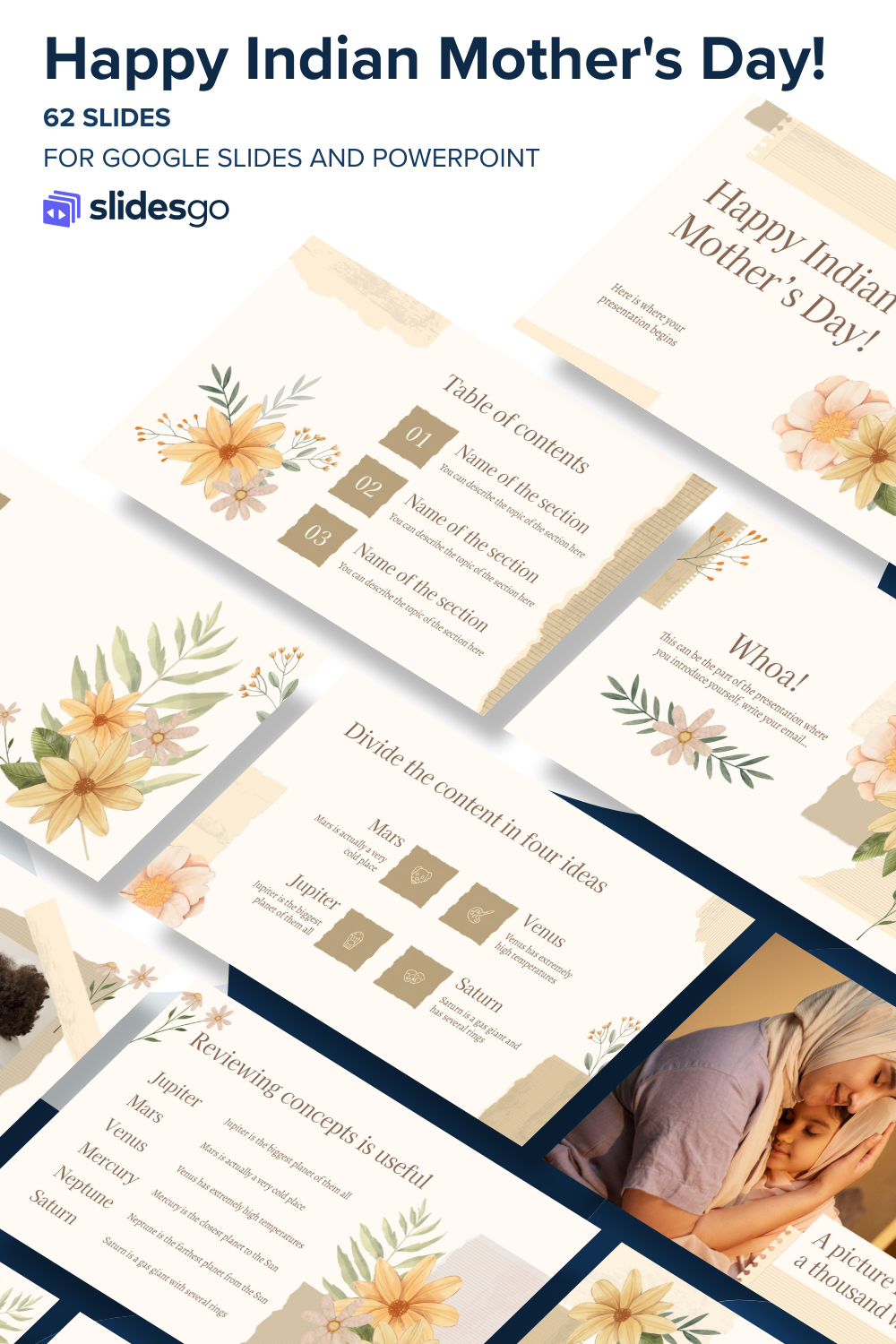 Happy Indian Mother's Day! | Google Slides & PowerPoint