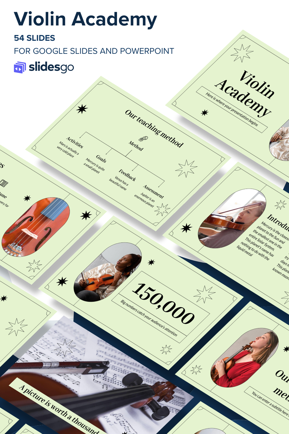 Violin Academy | Google Slides & PowerPoint template