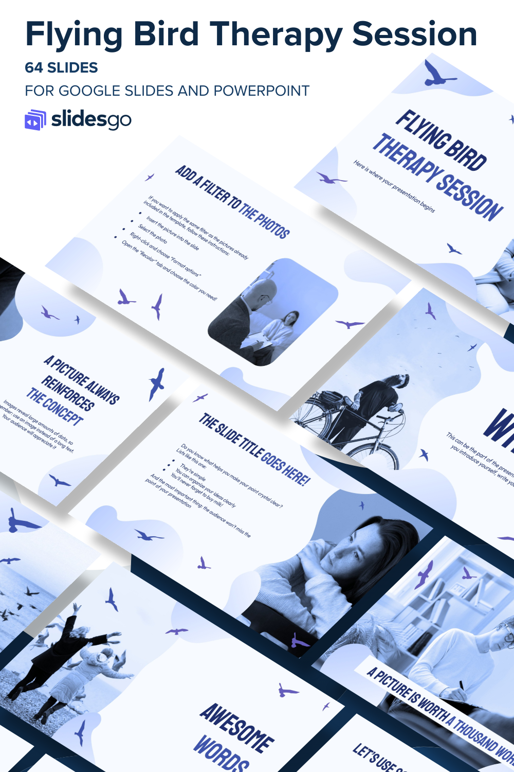 Flying Bird Therapy Session | Google Slides & PowerPoint