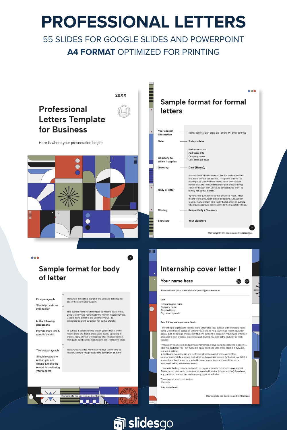 Professional Letters Template for Business | Google Slides