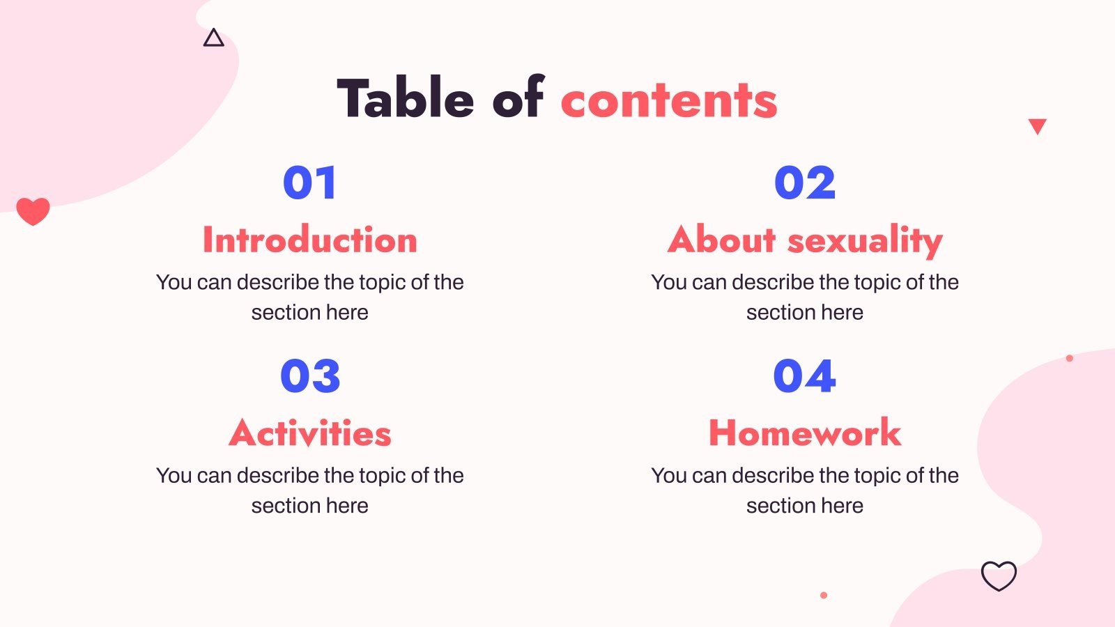 Human Sexuality Lesson for High School