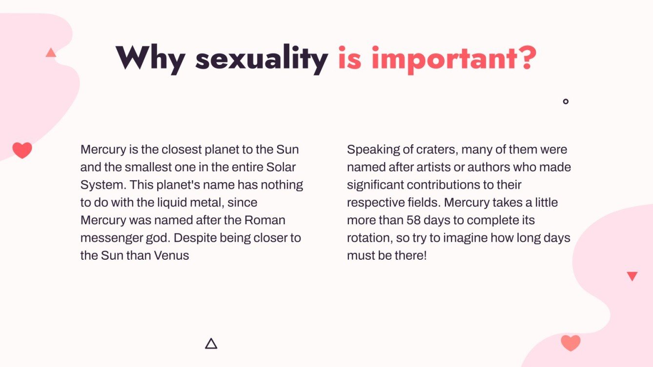 Human Sexuality Lesson for High School