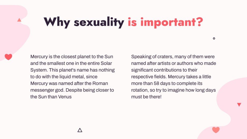 Human Sexuality Lesson for High School