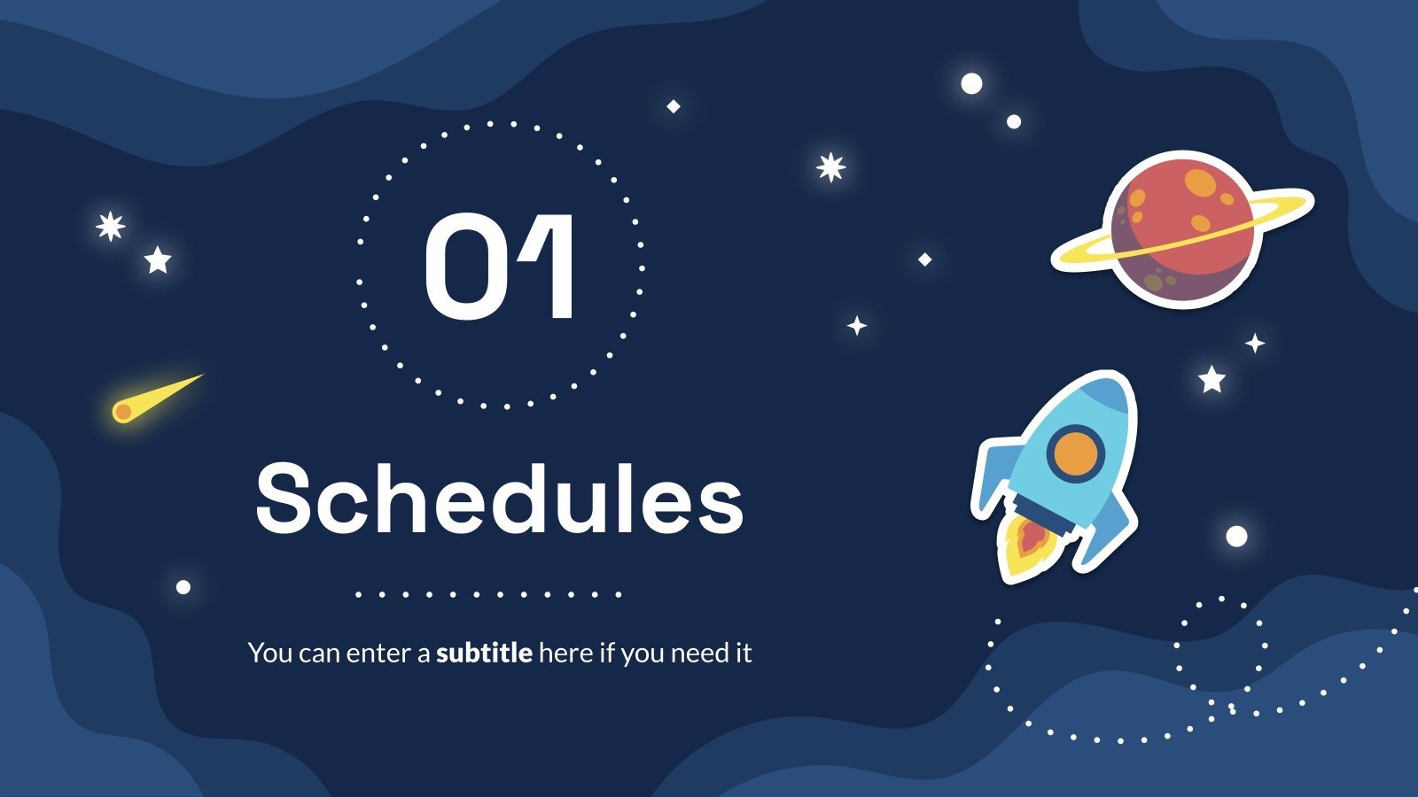 Rocket and Planets Study Planner