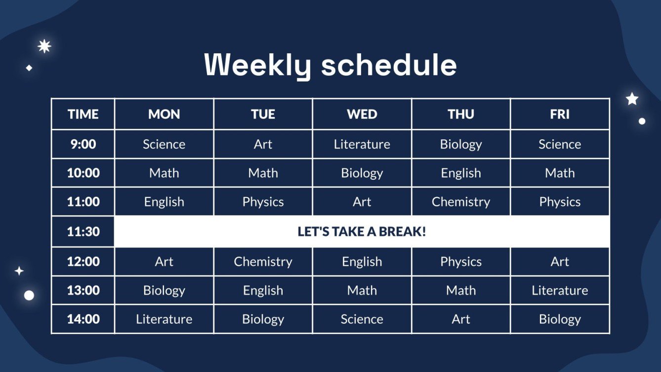 Rocket and Planets Study Planner