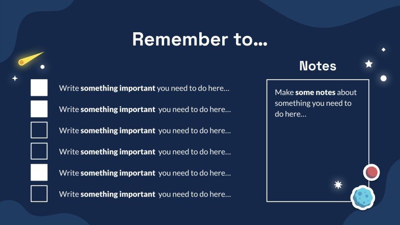 Rocket and Planets Study Planner