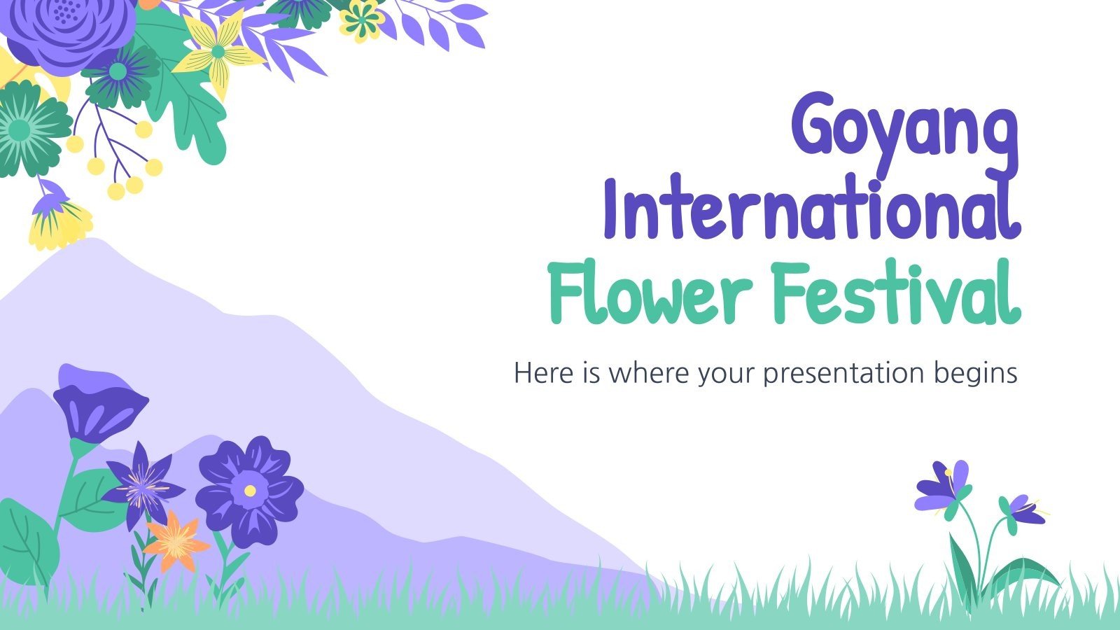 Goyang International Flower Festival | Google Slides & PPT