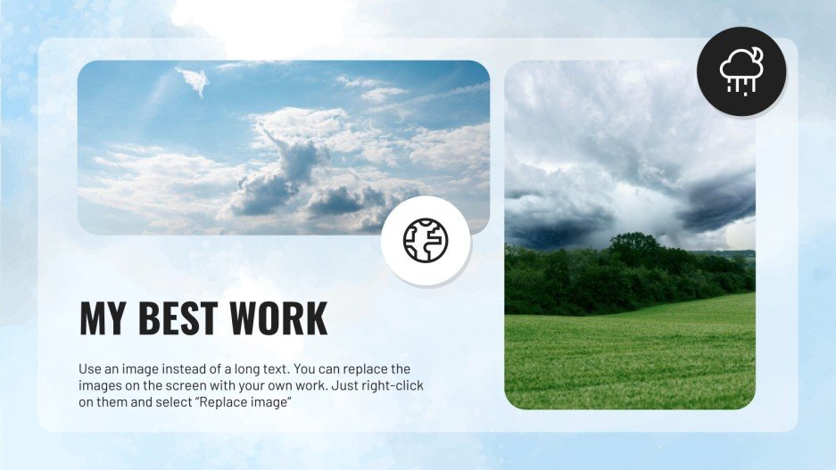 Weatherperson Digital Resume | Google Slides & PowerPoint