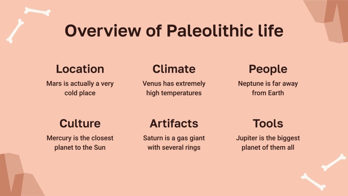 Let's Discover the Paleolithic! | Google Slides & PPT