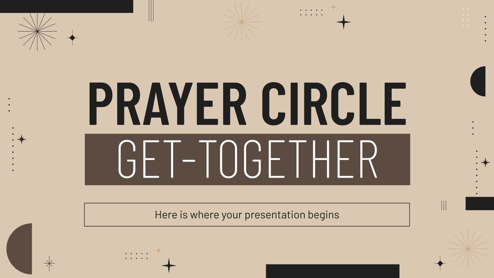 Prayer Circle Get-Together | Google Slides & PowerPoint