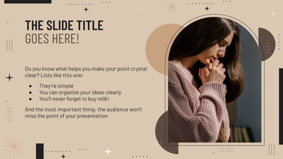 Prayer Circle Get-Together | Google Slides & PowerPoint