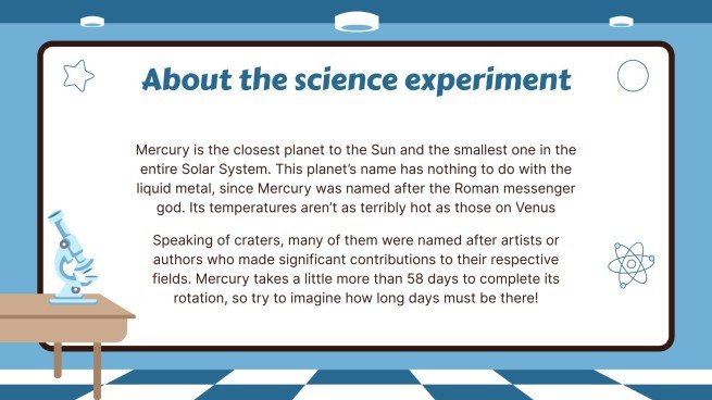 Science for Elementary: Science Experiment | Google Slides