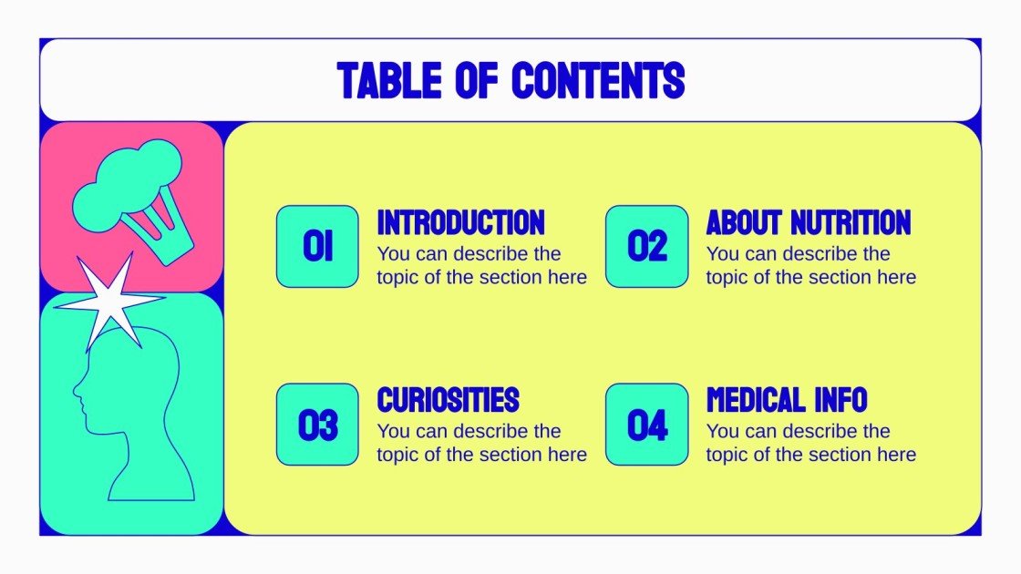 Acid Colors Nutrition Medical Slides | Google Slides & PPT