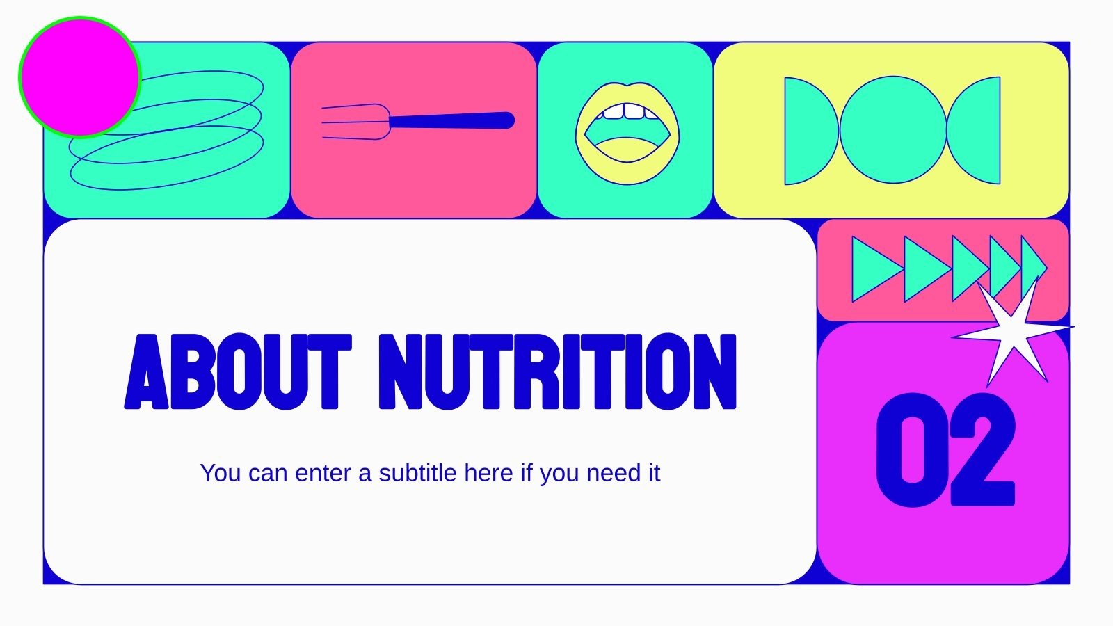 Acid Colors Nutrition Medical Slides | Google Slides & PPT
