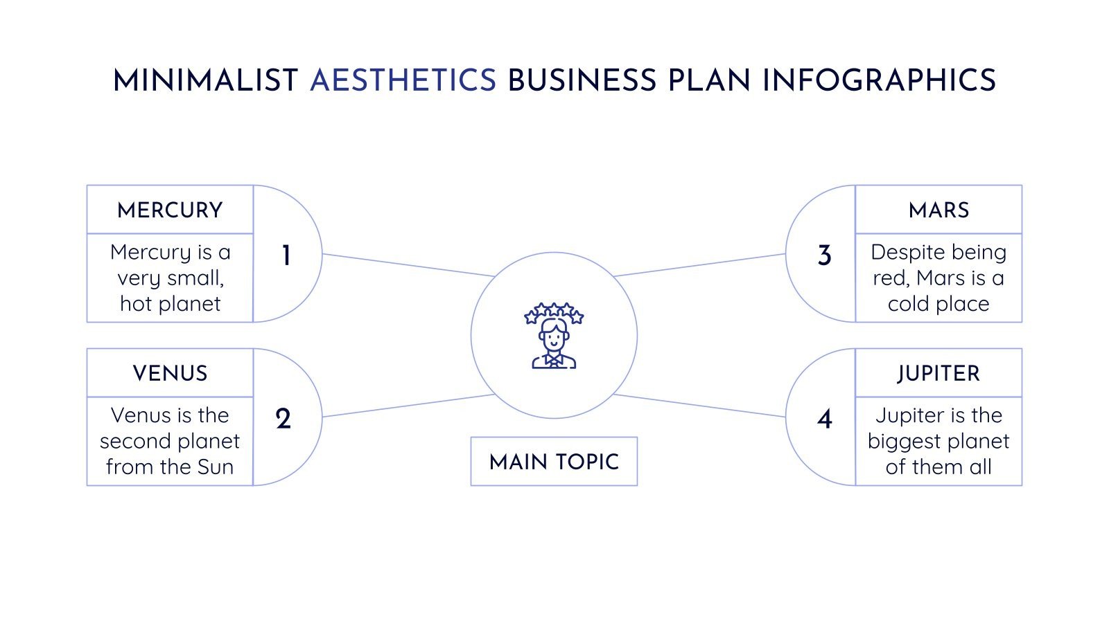 Minimalist Aesthetics Business Plan Infographics