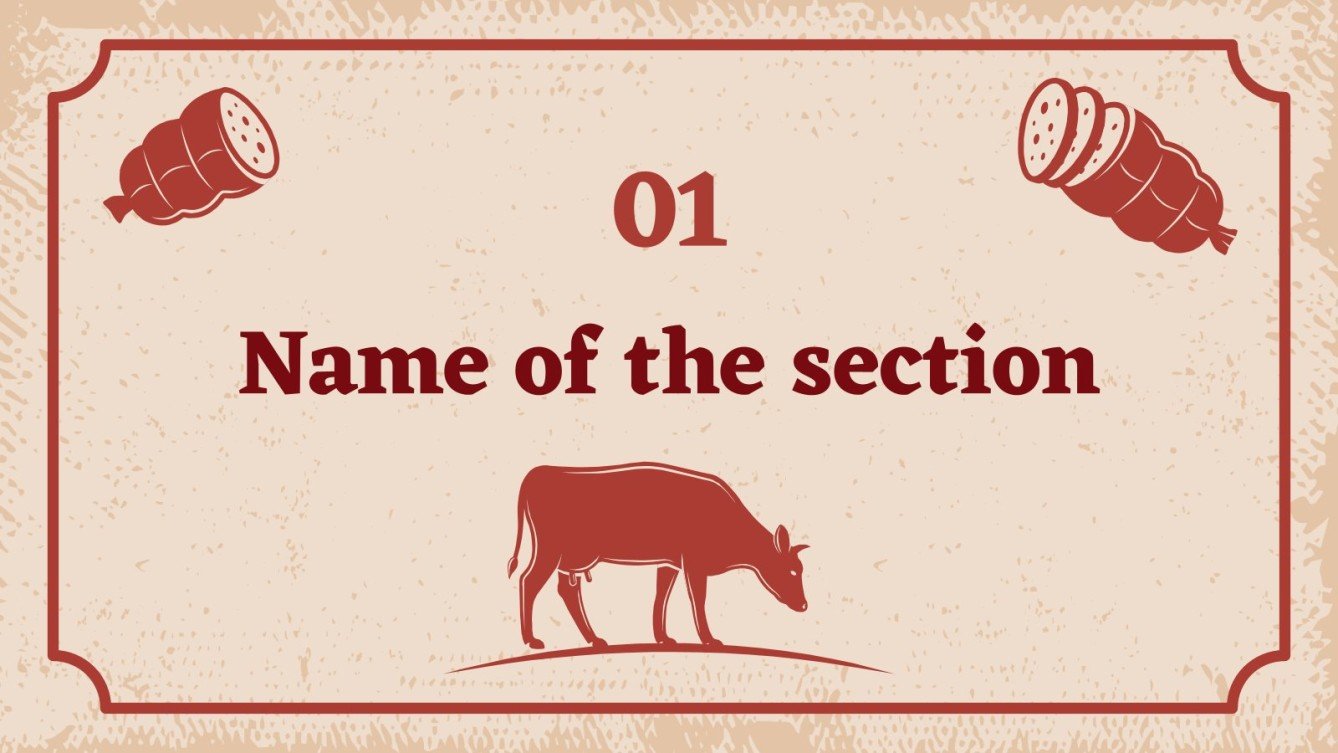 Meat Industry Company Profile | Google Slides & PPT