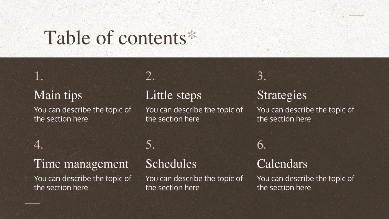 Tips for Keeping Everything Tidy | Google Slides & PPT