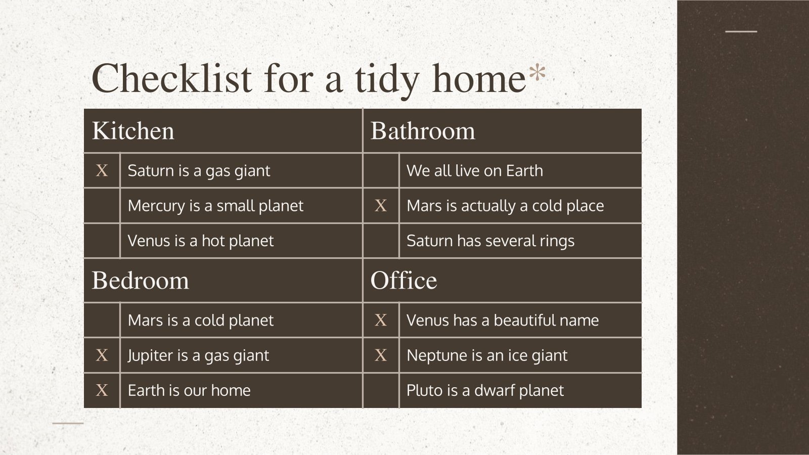 Tips for Keeping Everything Tidy | Google Slides & PPT