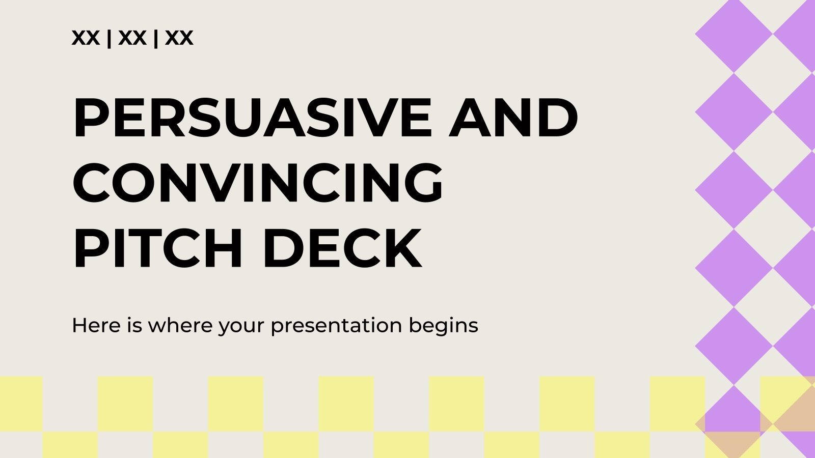 Modern & Persuasive Pitch Deck Google Slides and PowerPoint Template