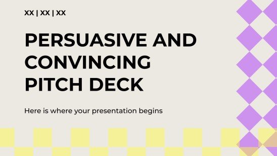 Modern & Persuasive Pitch Deck Google Slides and PowerPoint Template