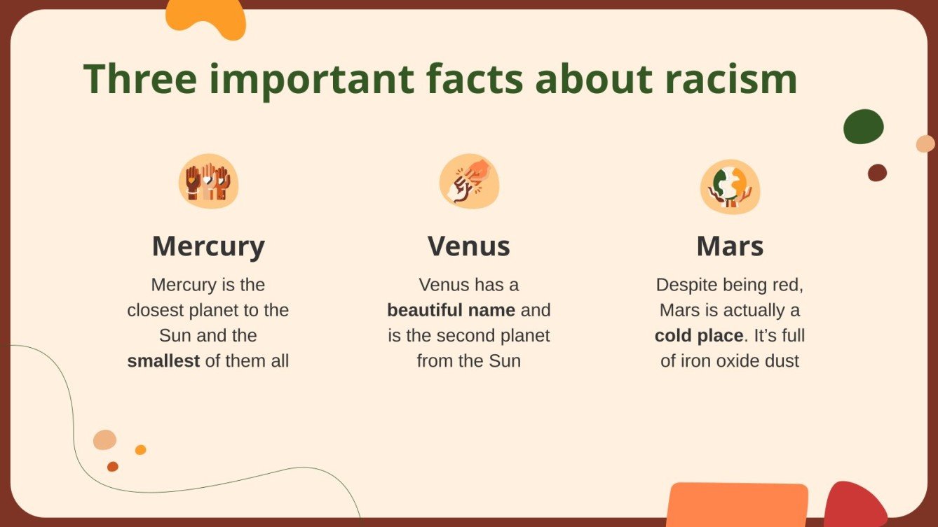 Aula sobre discriminação racial | Google Slides e PowerPoint