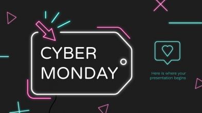 Free Neon Google Slide themes and PowerPoint templates