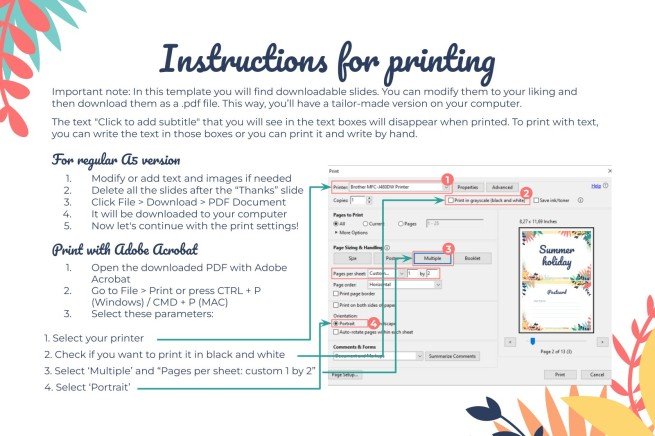Summer Holidays Postcards | Google Slides & PPT