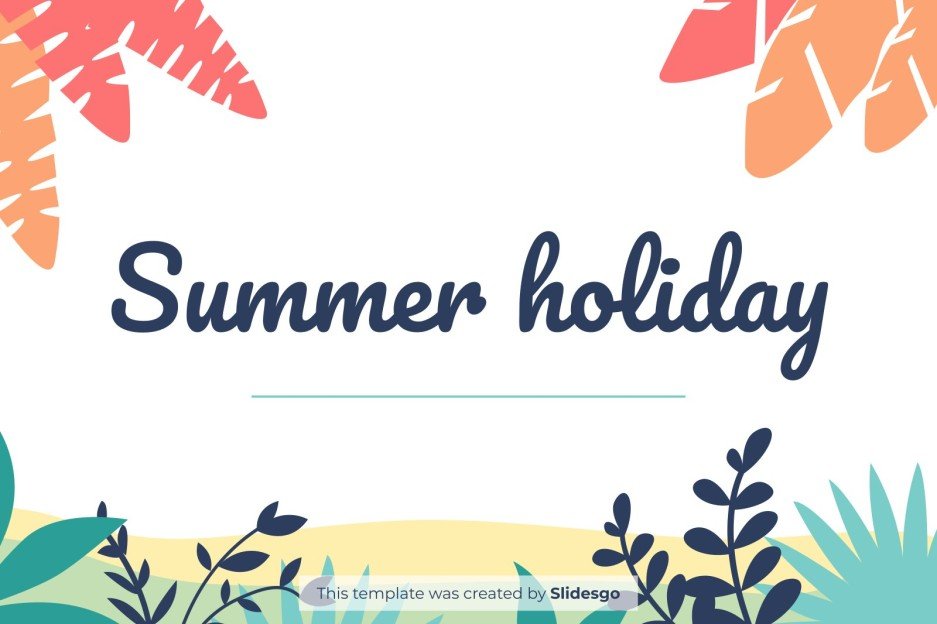 Summer Holidays Postcards | Google Slides & PPT
