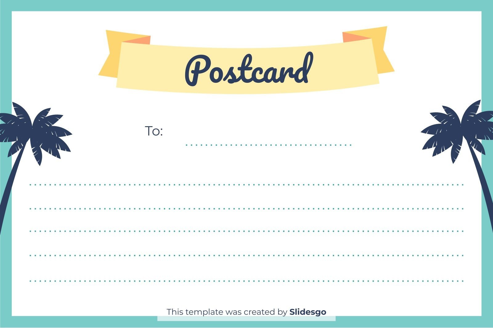 Summer Holidays Postcards | Google Slides & PPT