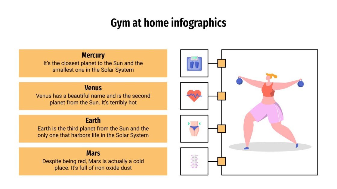 Gym at Home Infographics | Google Slides & PowerPoint
