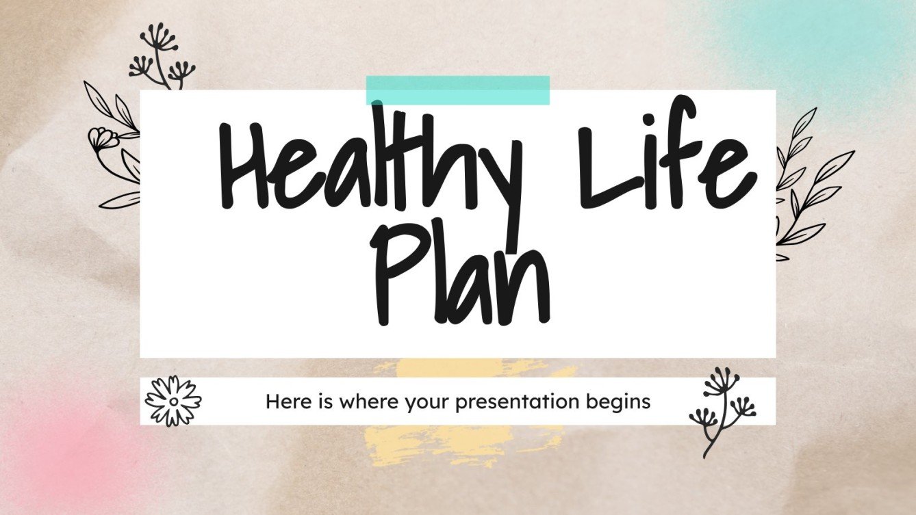 Plan de vida saludable | Google Slides y PowerPoint