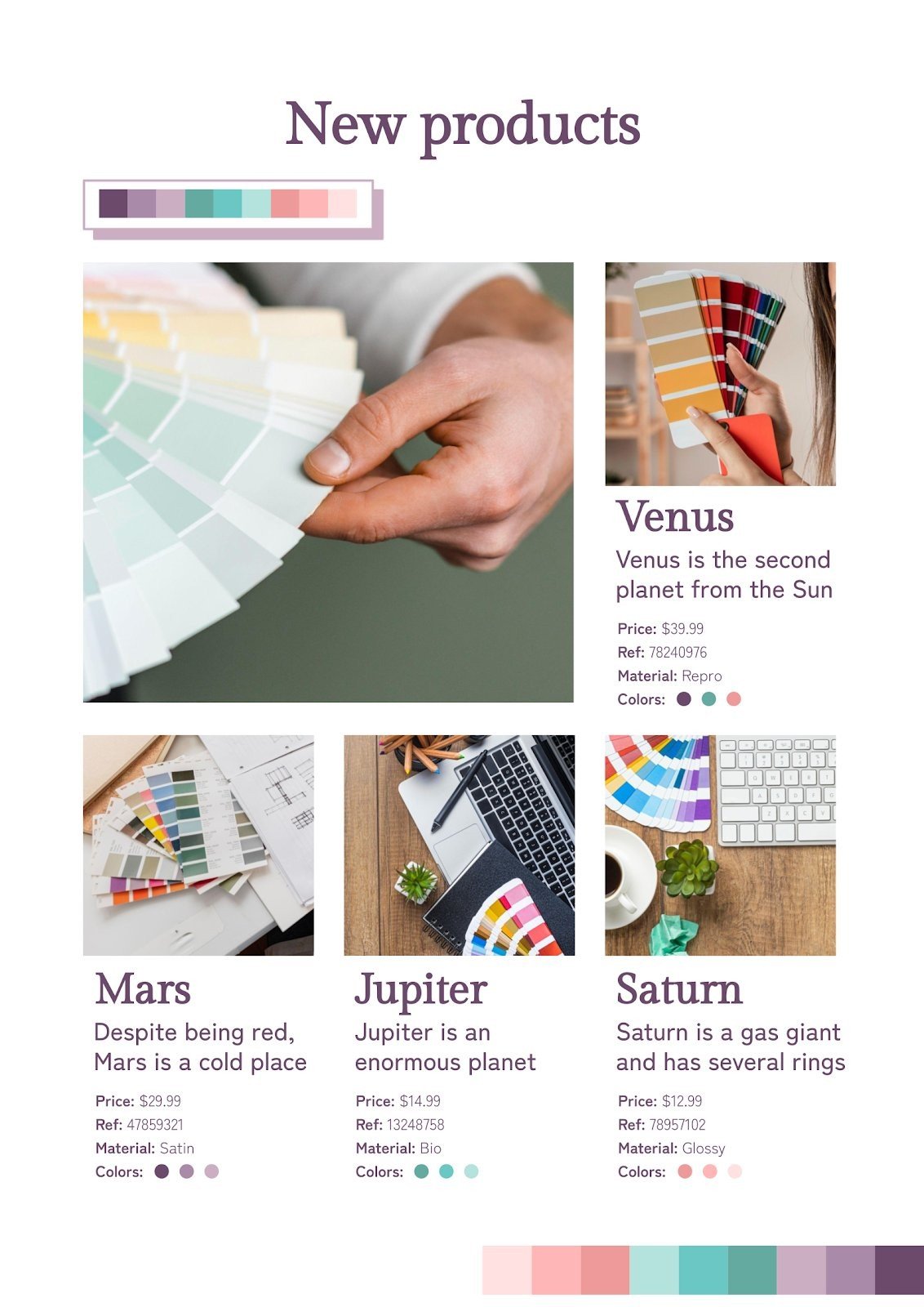 Color Palettes Catalog | Google Slides & PowerPoint