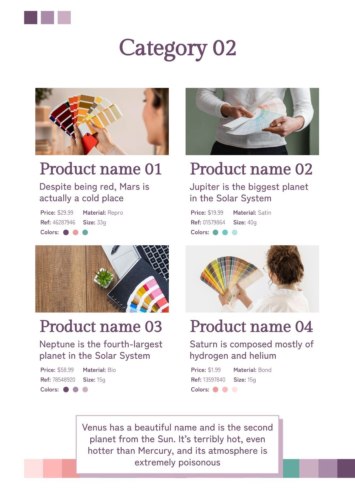 Color Palettes Catalog | Google Slides & PowerPoint