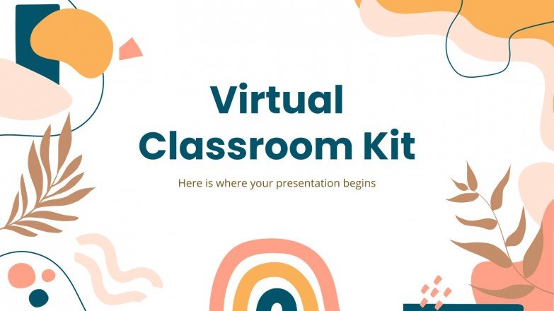 Virtual Classroom Kit Google Slides & PowerPoint template