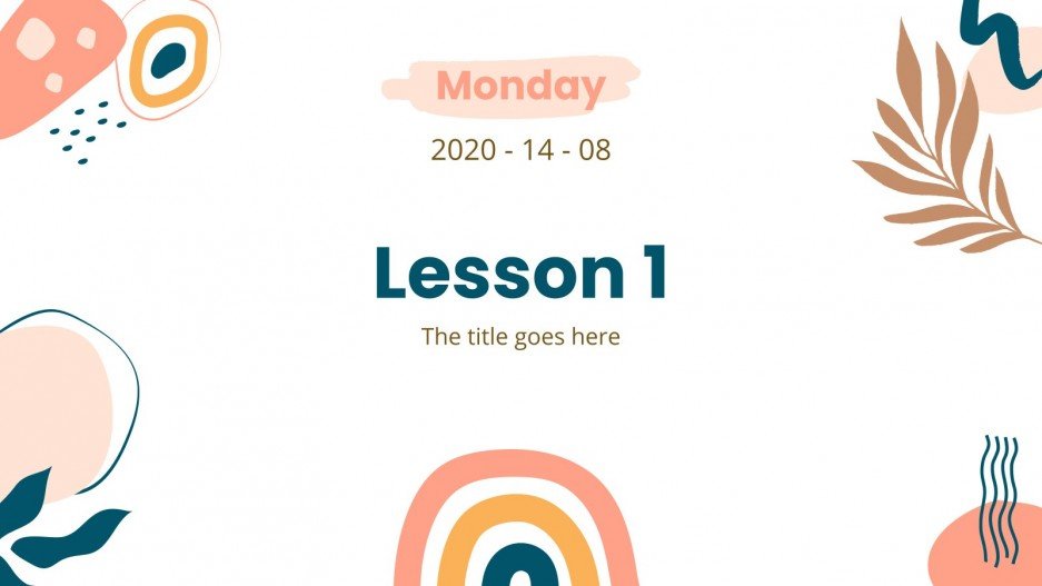 Virtual Classroom Kit Google Slides & PowerPoint template