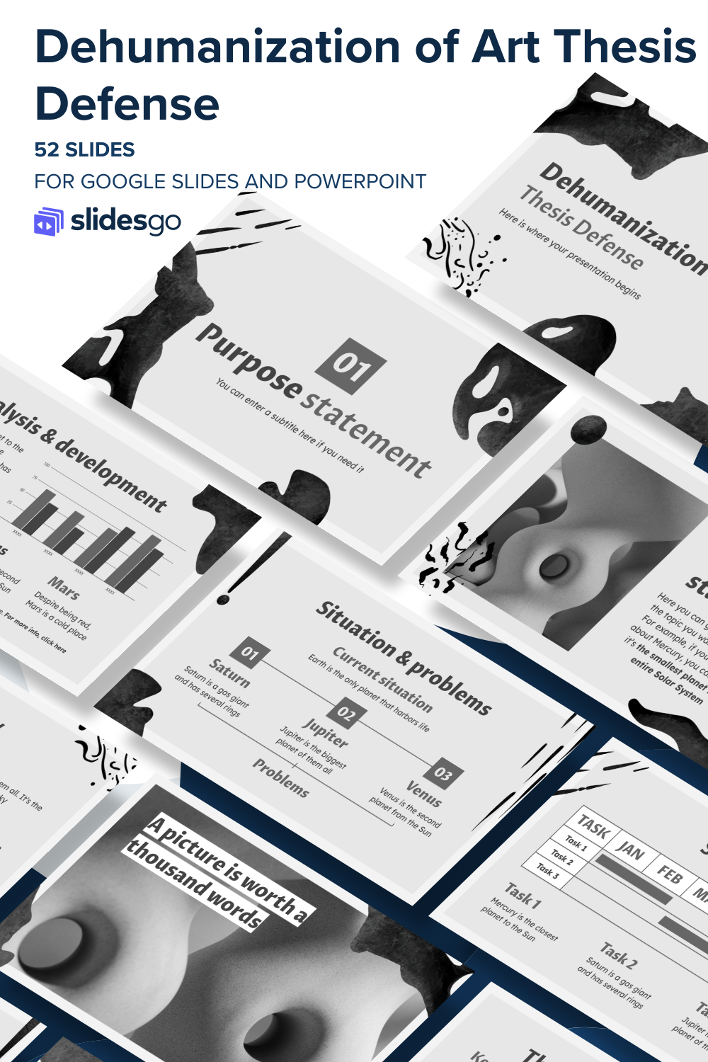 Dehumanization of Art Thesis Defense | Google Slides & PPT