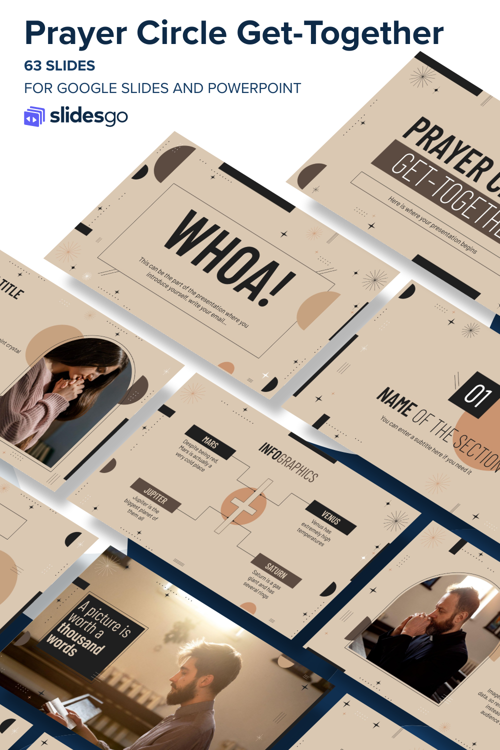 Prayer Circle Get-Together | Google Slides & PowerPoint
