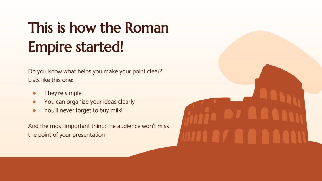Expansion & Downfall of Roman Empire | Google Slides & PPT