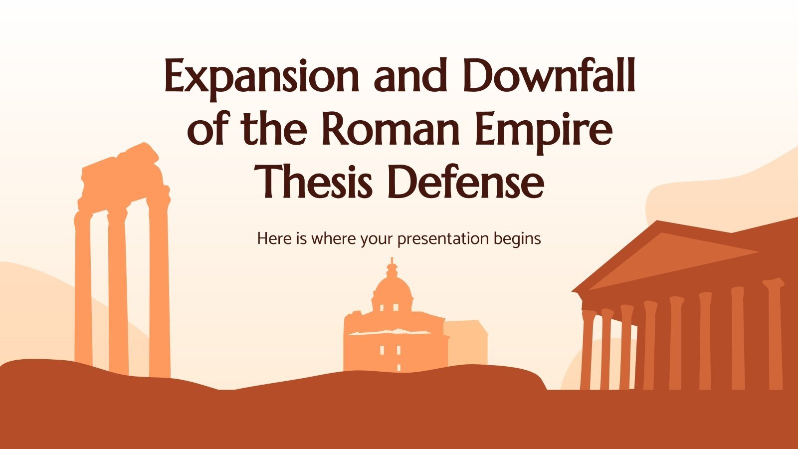Plantillas gratis para Google Slides y PPT sobre Roma