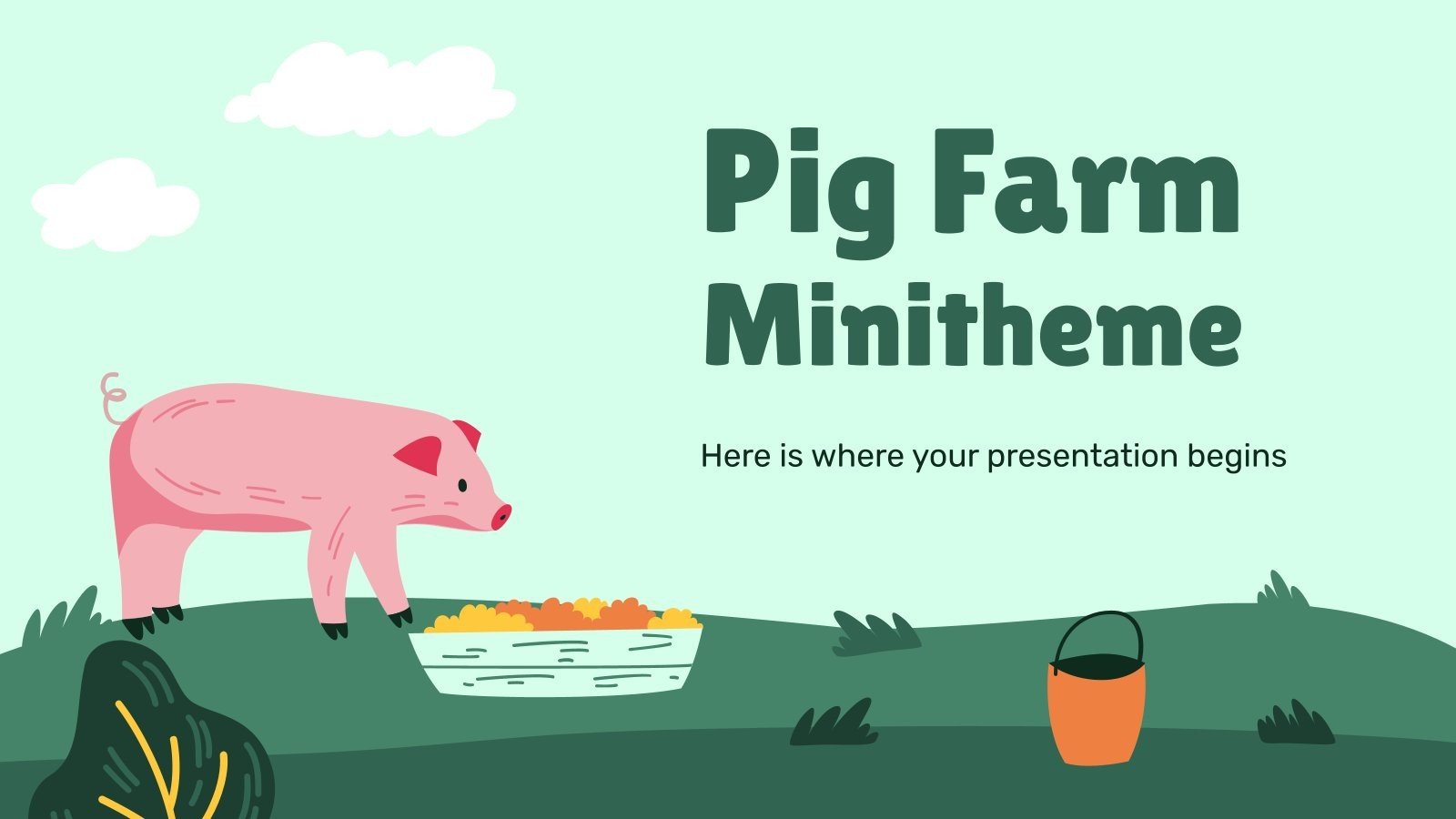Pig Farm Minitheme | Google Slides & PowerPoint