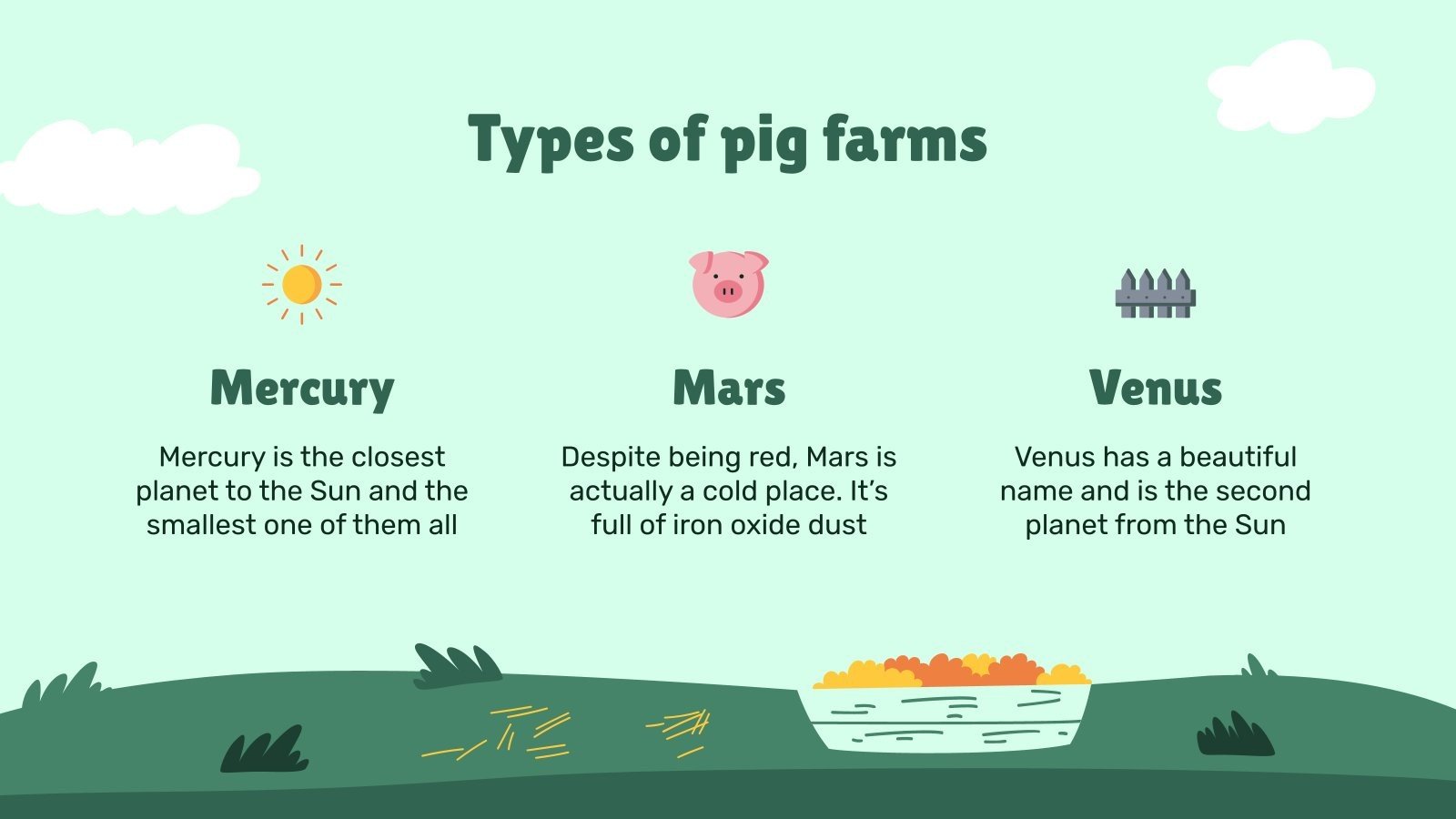 Pig Farm Minitheme | Google Slides & PowerPoint