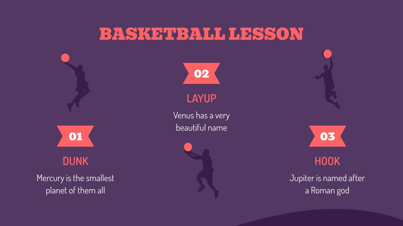 Basketball Lesson Infographics | Google Slides & PowerPoint