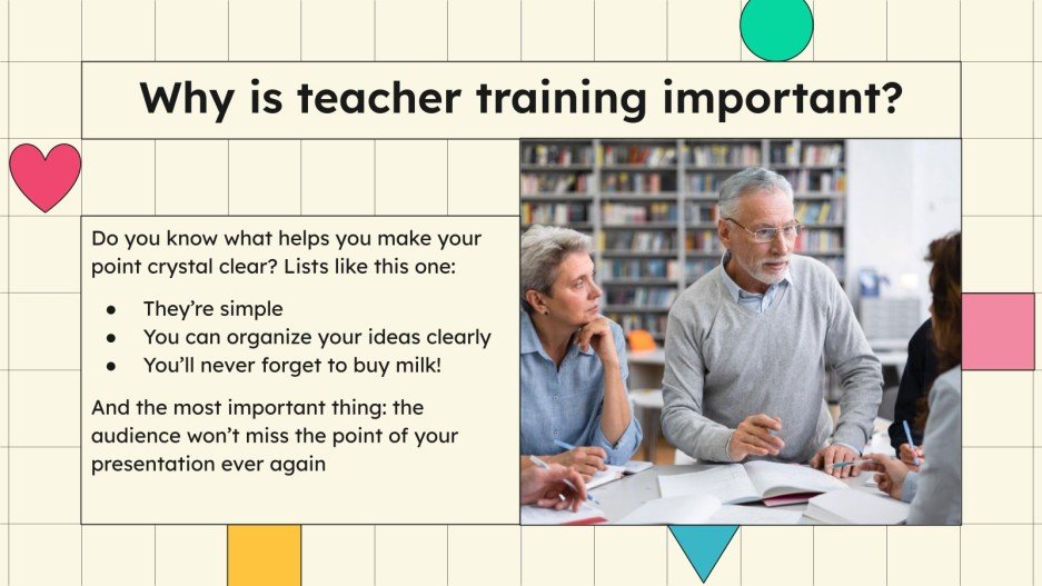 Importance of Teacher Training | Google Slides & PowerPoint